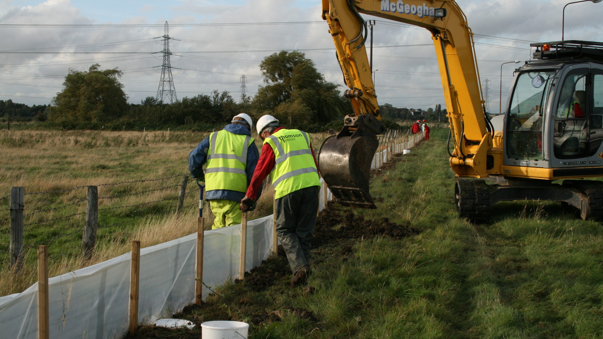 Newt and reptile fencing | Thomson Environmental Consultants